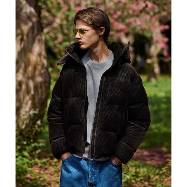 ブルックスブラザーズ（Brooks Brothers）/コットン　コーデュロイ　ショートパッファー　ダウンコート