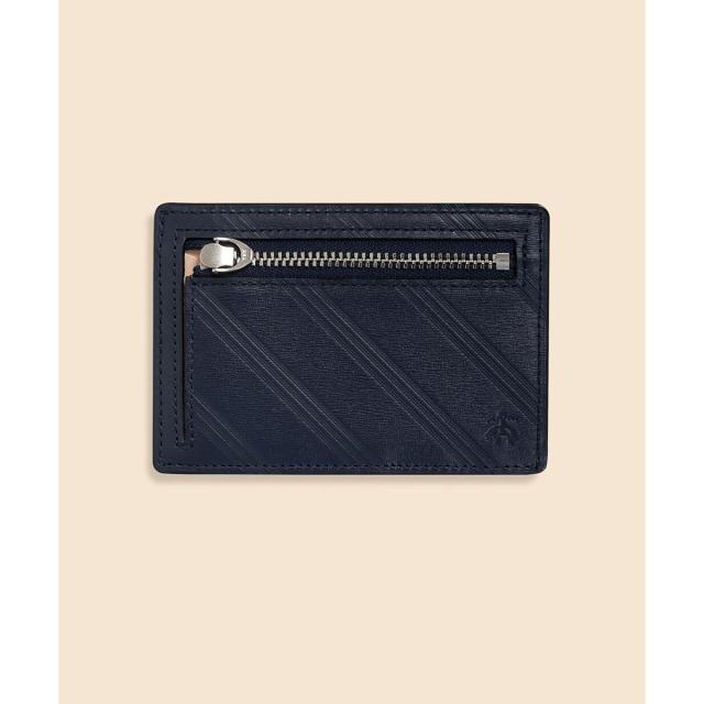 ブルックスブラザーズ（Brooks Brothers）/カウレザー　BB#1ストライプ　スマートウォレット