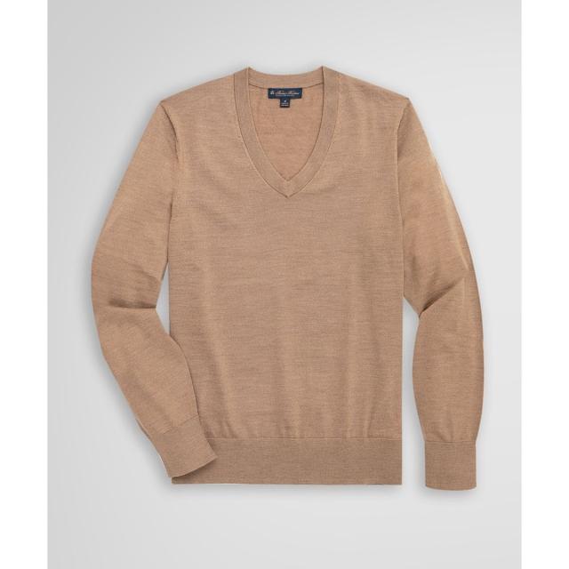 【NEW】ブルックスブラザーズ（Brooks Brothers）/メリノウール　Vネックセーター