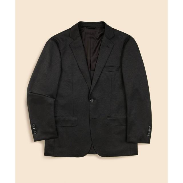 【NEW】ブルックスブラザーズ（Brooks Brothers）/ウール／ポリエステル　ニット　ピンドット　シングル２釦ジャケット　Classic