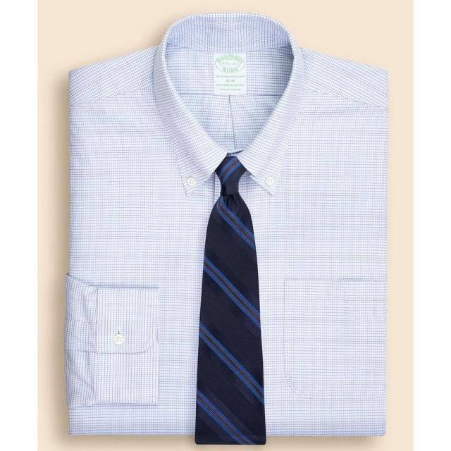 【NEW】ブルックスブラザーズ（Brooks Brothers）/ストレッチロイヤルオックスフォード　ドレスシャツ　Slim Fit