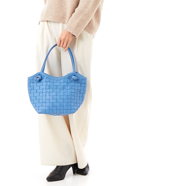 ピークスピーク（PEAKSPEAK）/【訳あり商品】ピークスピーク PEAKS PEAK / 牛革レザーメッシュトートS