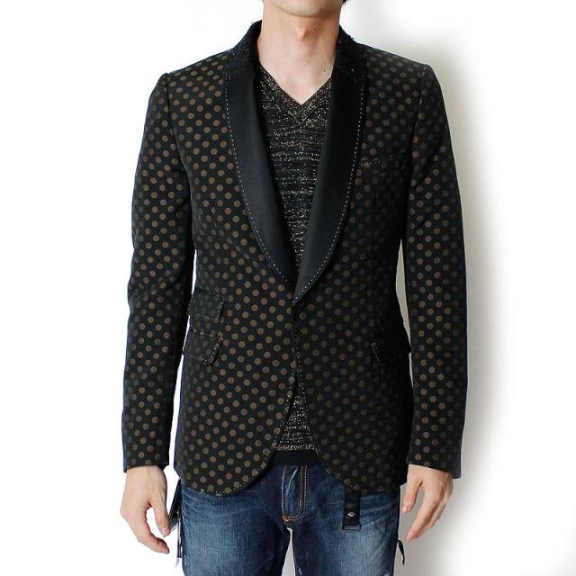 トムレベル（TOMREBL）/TOM REBL black gold WASHED VELVET Tops