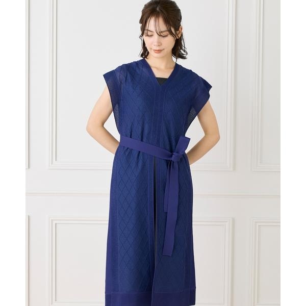 エフデ ブラック（ef−de Black）/シアーアーガイル サックワンピース