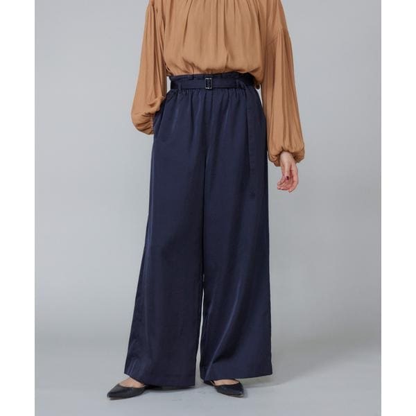 ルスーク（Le Souk）/サテンワイドパンツ