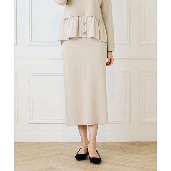 ルスーク（Le Souk）/《大きいサイズ》ミラノリブAラインスカート