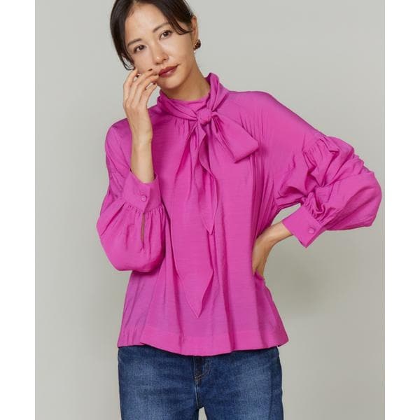 ルスーク（Le Souk）/ボウタイ付きブラウス