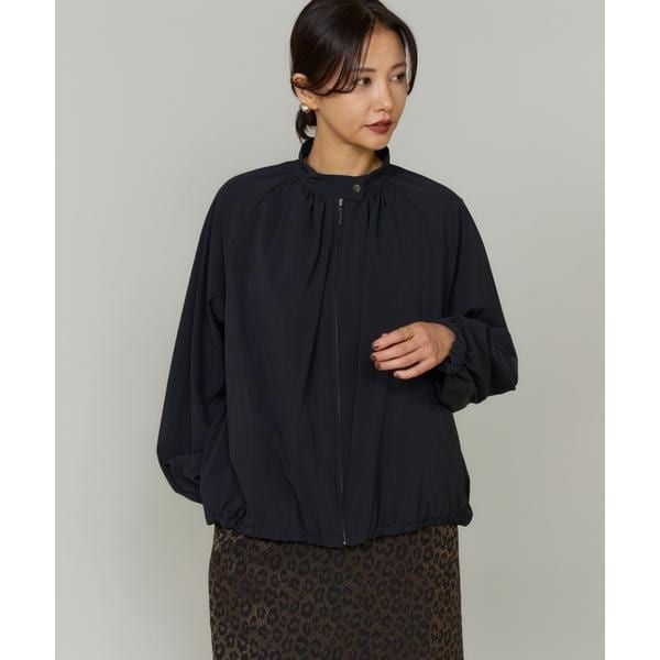 ルスーク（Le Souk）/《大きいサイズ》ギャザーショートブルゾン