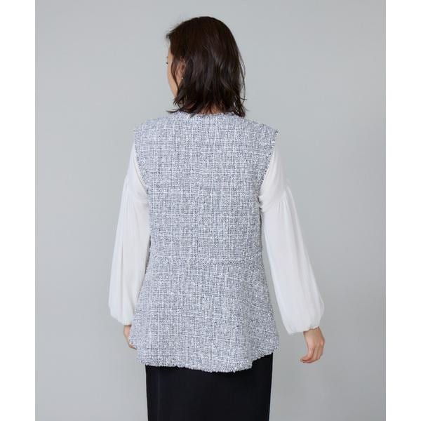 ルスーク（Le Souk）/《大きいサイズ》ツイードAラインジレ