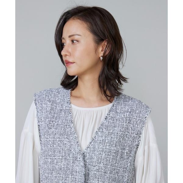 ルスーク（Le Souk）/《大きいサイズ》ツイードAラインジレ