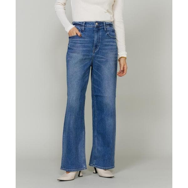 ルスーク（Le Souk）/Pink Pepper ワイドストレートデニム《Healthy DENIM》