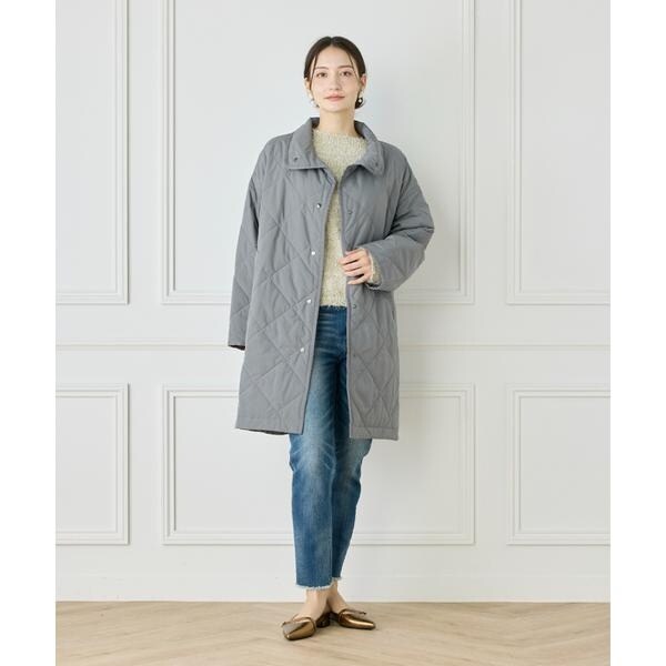 【NEW】ルスーク（Le Souk）/《大きいサイズ》中綿キルティングスタンドコート《LIMONTA EAST》