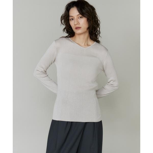 ラベイユ バイ スーペリアクローゼット（la veille by SUPERIOR CLOSET）/シルクリブプルオーバー