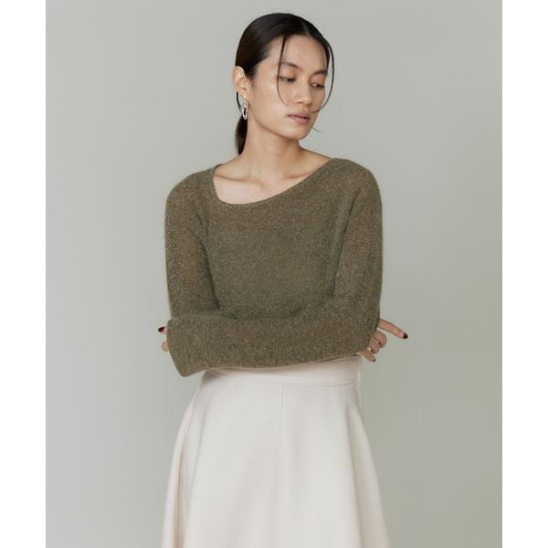 ラベイユ バイ スーペリアクローゼット（la veille by SUPERIOR CLOSET）/シアーモヘアラメプルオーバ