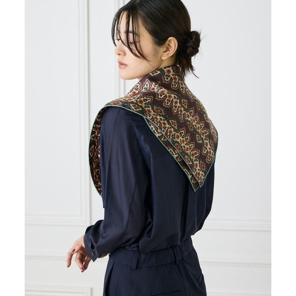 フェイバリット スキナモノ（FAVORITE SUKINAMONO）/Small Classical Dara Scarf スカーフ《Tapis Noir》