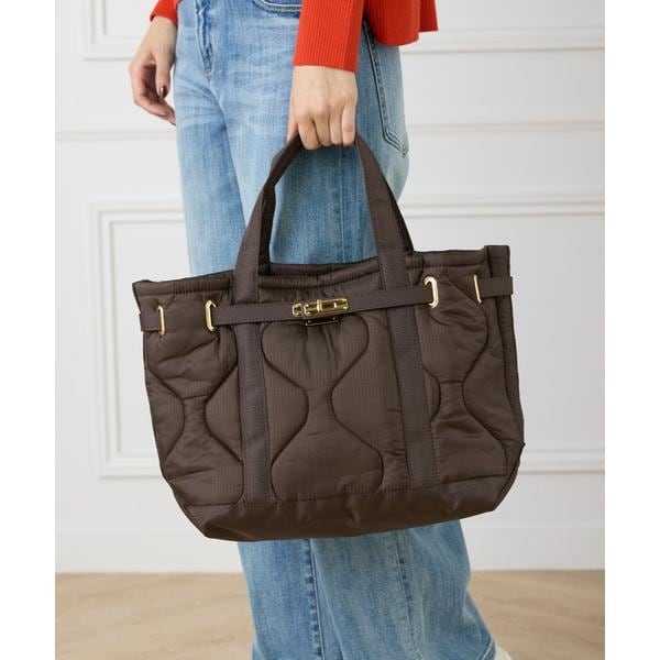 フェイバリット スキナモノ（FAVORITE SUKINAMONO）/ ナイロンキルトトートバッグM《sita parantica》