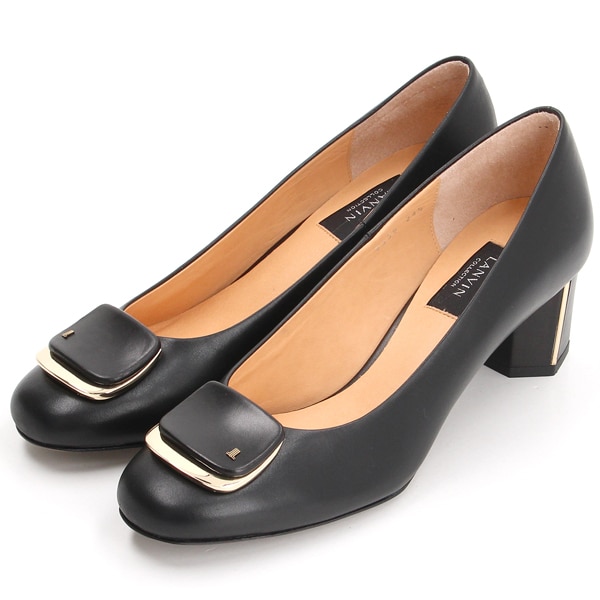 ランバン コレクション（LANVIN COLLECTION）/ラウンドスクエアトゥモチーフパンプス