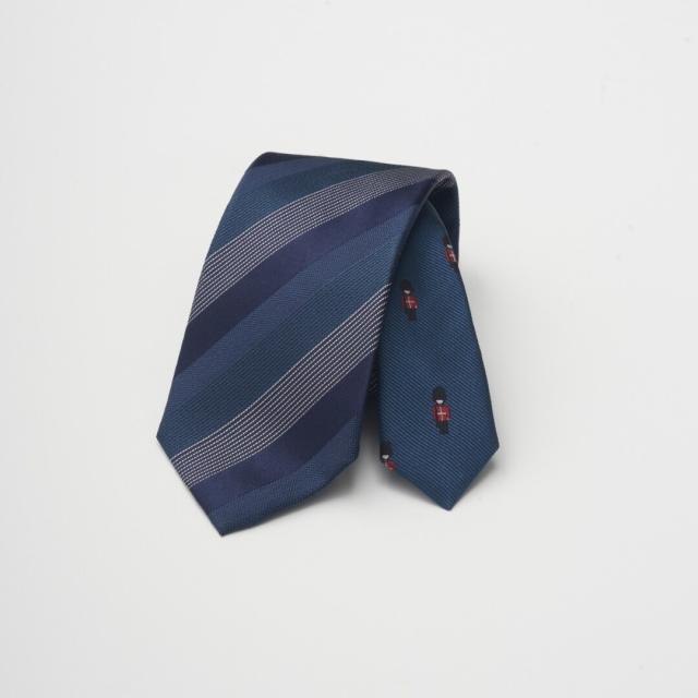 アクアスキュータム（AQUASCUTUM）/【ネクタイ】アクアスキュータム｜クレリック ストライプ メランジ ロンドン/ガーズ