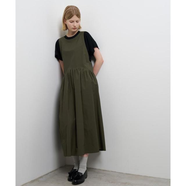 ランバン オン ブルー（LANVIN en Bleu）/カットレイヤードコンビワンピース