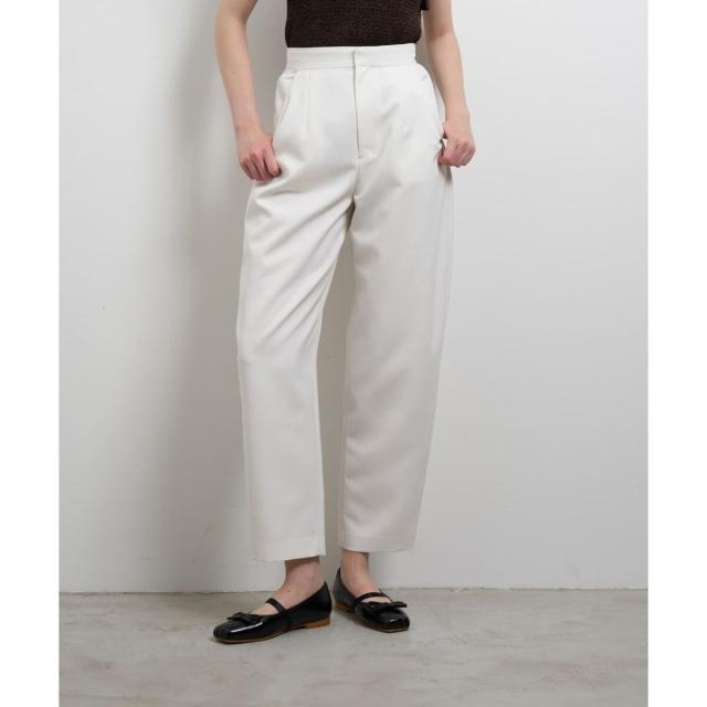 ランバン オン ブルー（LANVIN en Bleu）/ポリエステルコクーンテーパードパンツ