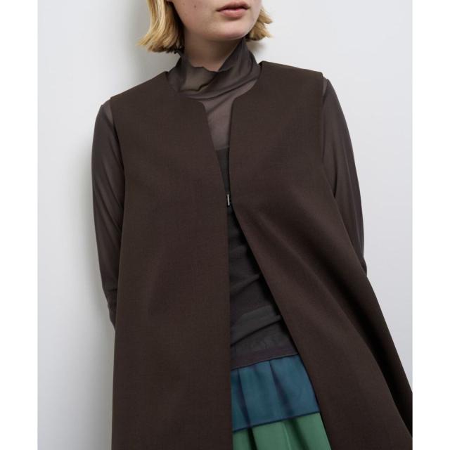 ランバン オン ブルー（LANVIN en Bleu）/ドライポリエステルバックオープンベスト