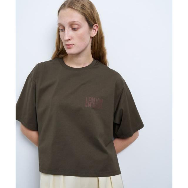 ランバン オン ブルー（LANVIN en Bleu）/ワンポイントロゴTシャツ