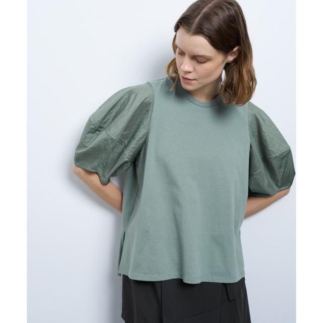 ランバン オン ブルー（LANVIN en Bleu）/コクーンスリーブコンビカットソー