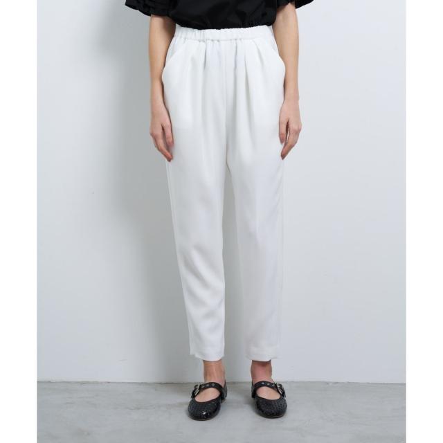 ランバン オン ブルー（LANVIN en Bleu）/ベネシャンゴムテーパードパンツ