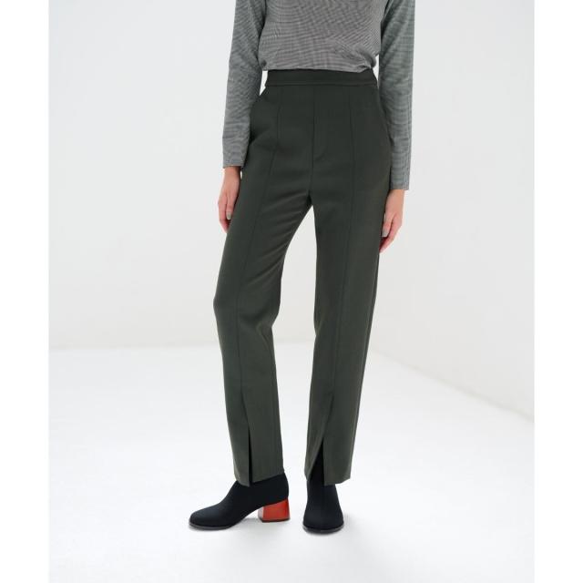 ランバン オン ブルー（LANVIN en Bleu）/フロントスリットスリムパンツ