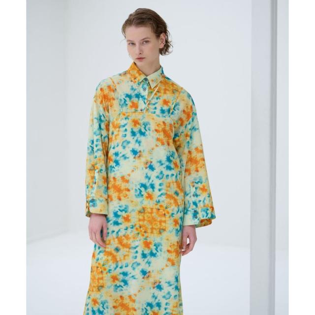 ランバン オン ブルー（LANVIN en Bleu）/Kaleidoscopeプリントキャミワンピース