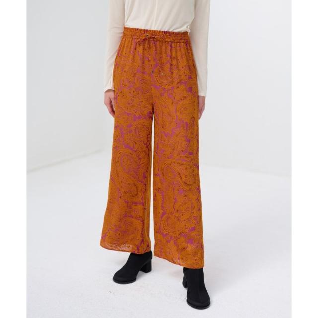 ランバン オン ブルー（LANVIN en Bleu）/VOYAGE SOLAIREプリントパンツ