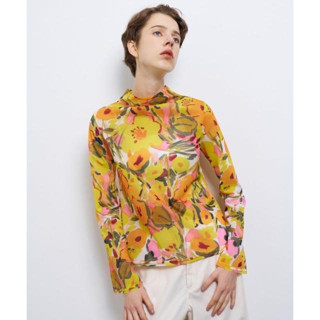 ランバン オン ブルー（LANVIN en Bleu）/C’est le Printempsフレアスリーブカットソー