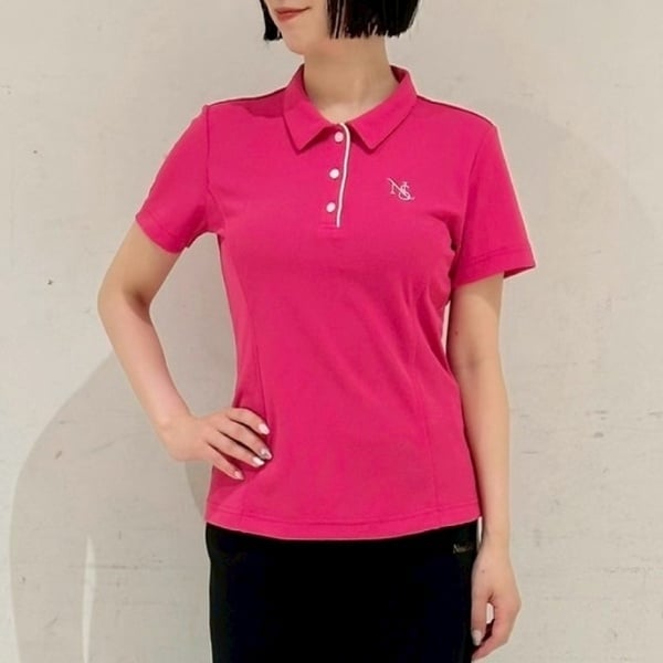 エヌエス23・パー・ニッサゴルフ　（NS23 par Nissa Golf）/【レディス】ロゴ刺繍ポロシャツ