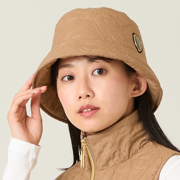 【NEW】エヌエス23・パー・ニッサゴルフ　（NS23 par Nissa Golf）/ロゴキルティングハット