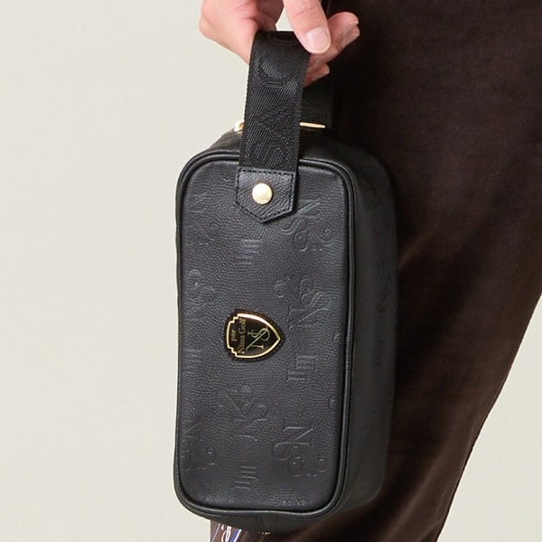 エヌエス23・パー・ニッサゴルフ　（NS23 par Nissa Golf）/【本革使用】エンボス加工クラッチバッグ