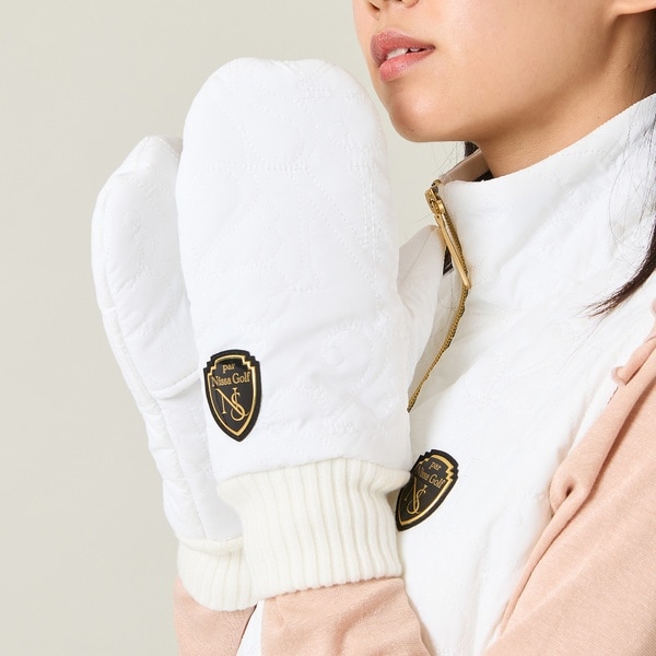 エヌエス23・パー・ニッサゴルフ　（NS23 par Nissa Golf）/ロゴキルティングミトン