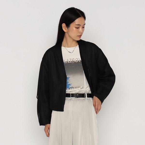 メゾンプラチナ（Maison Platinum）/サンベールライトカラミ織り ブルゾン