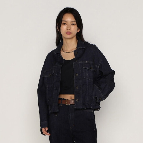 メゾンプラチナ（Maison Platinum）/中空ストレッチデニム ジャケット