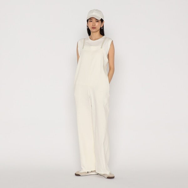 メゾンプラチナ（Maison Platinum）/中空ストレッチデニム オーバーオール