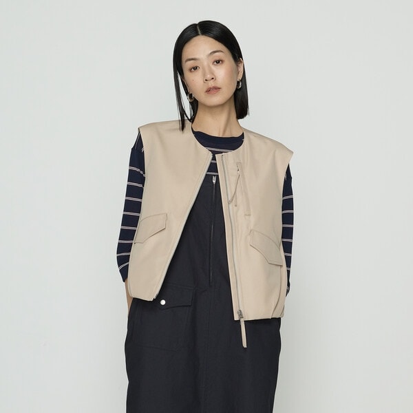 コムサワードローブ（COMME CA Wardrobe）/ツイル撥水 ベスト