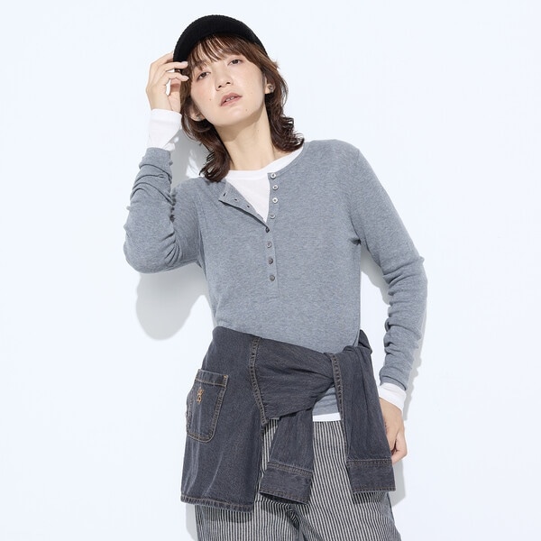 コムサワードローブ（COMME CA Wardrobe）/14G総針編 ニットプルオーバー