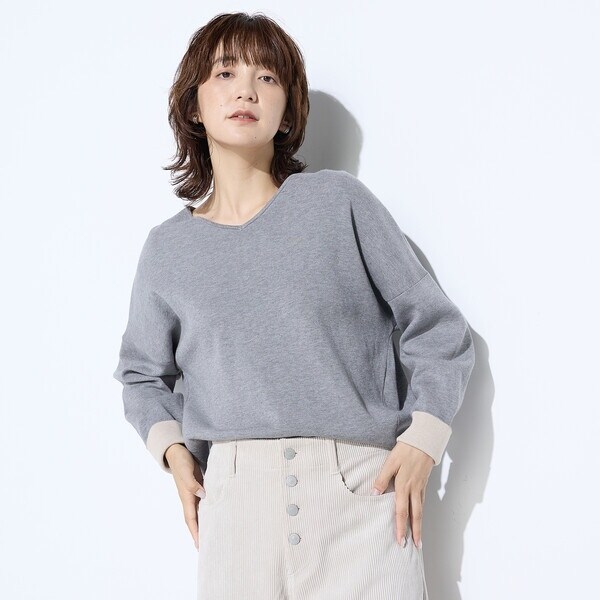 コムサワードローブ（COMME CA Wardrobe）/14G接結編 ニットプルオーバー