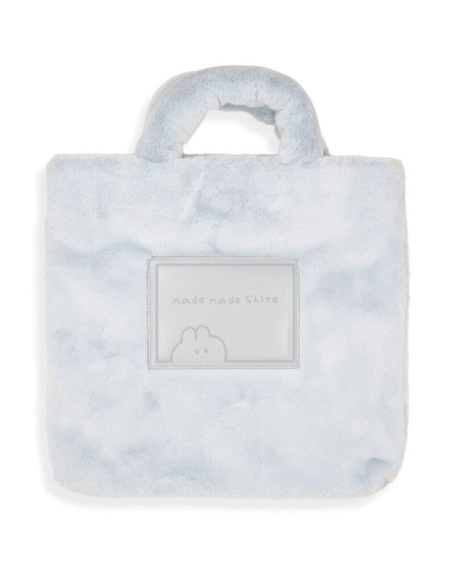 もくもくちゃん（MokMokchan）/MK527　エコファーショルダースクエアバック／サックス