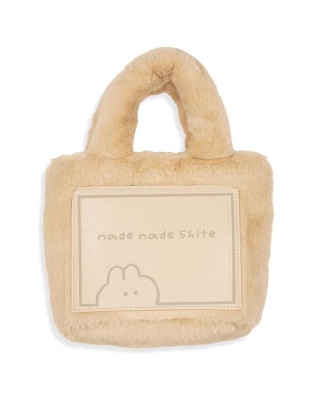 もくもくちゃん（MokMokchan）/MK528　エコファーミニトートポシェット／ベージュ