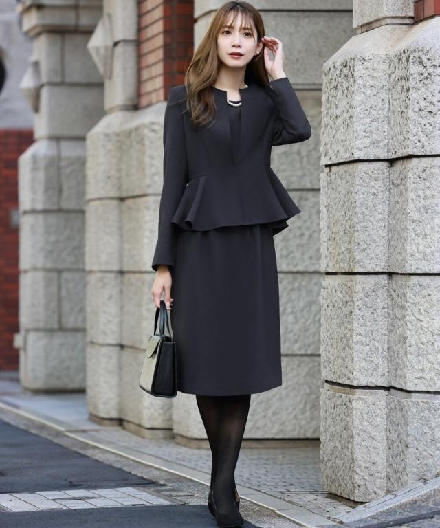 フロリア（Flolia）/【ストレッチ/洗える】スーツ セットアップ