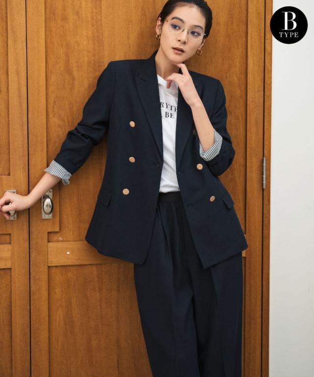 フロリア（Flolia）/【洗える】スーツ セットアップ【パンツタイプが選べる】