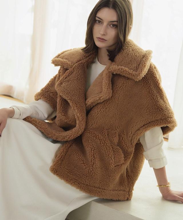 エルフランク（ELFRANK）/テディベア ボアコート ボアジャケット ミドル丈