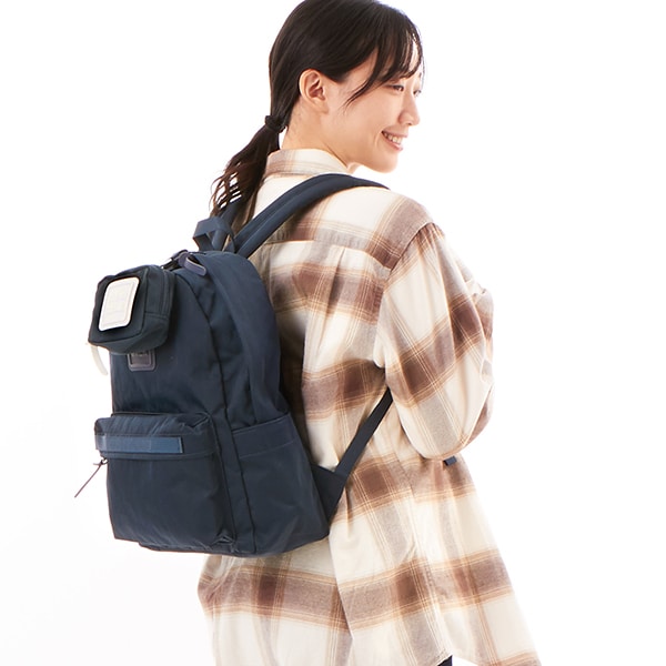 シロカーラ（CILOCALA）/MATCH LOGO BACKPACK (MIDDLE)