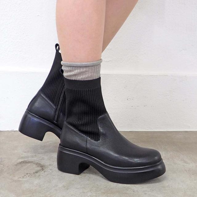 エーエヌワイオー（ANYO）/[25秋冬新作]撥水｜厚底ニットブーツ