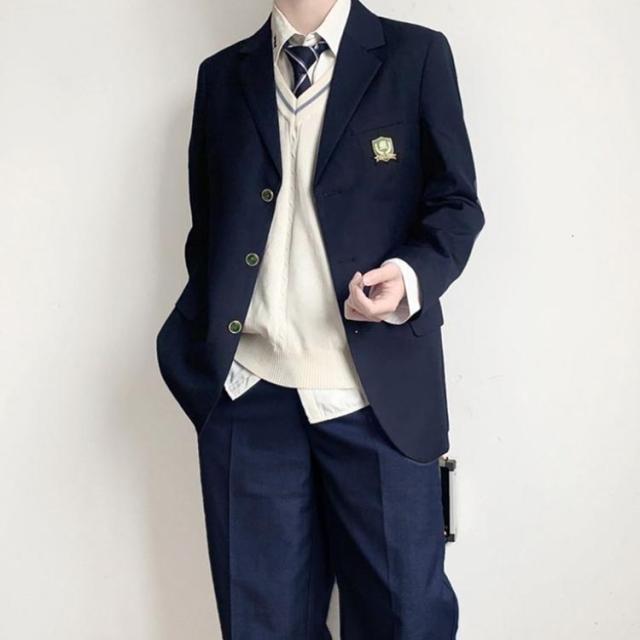 学生服 学生 長袖 男の子スーツ スーツ ブレザー フォーマル 上下